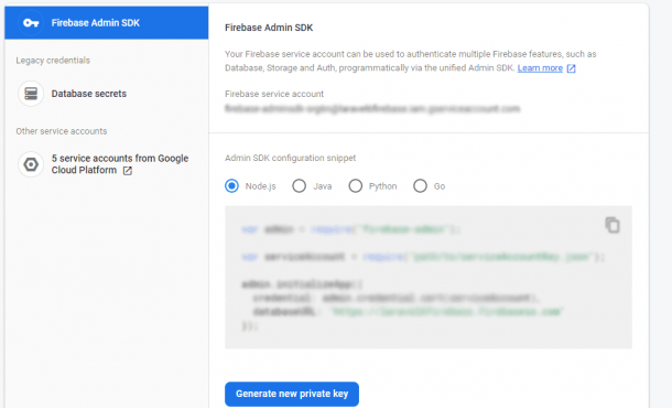 Integrate Google Firebase in Laravel - Shouts.dev