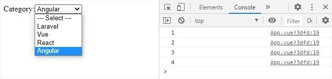 Get Value Of Selected Option In Vue js Shouts dev